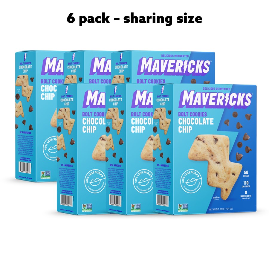 Mavericks Snacks - Chocolate Chip Bolt Cookies