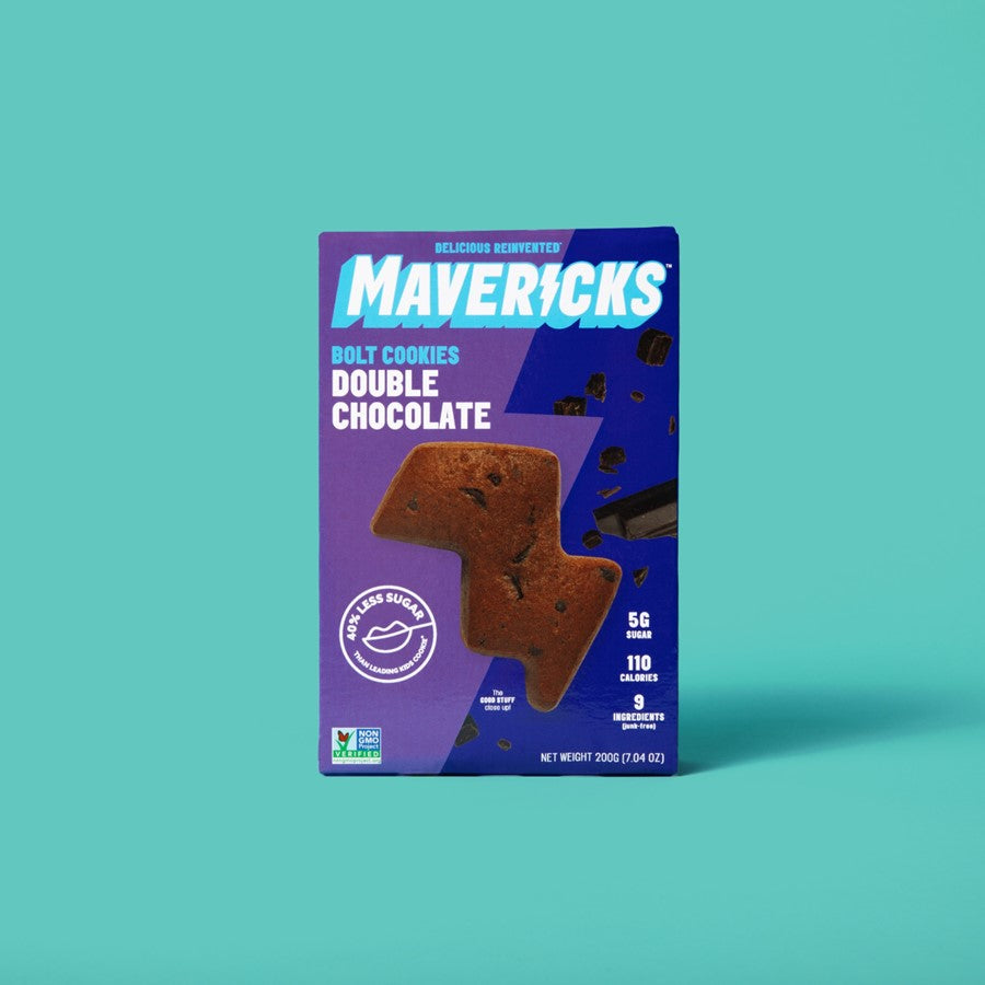 Mavericks Snacks - Double Chocolate Bolt Cookies
