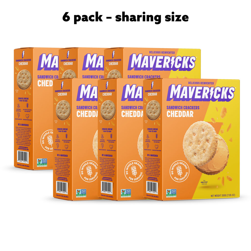 Mavericks Cheddar Sandwich Crackers